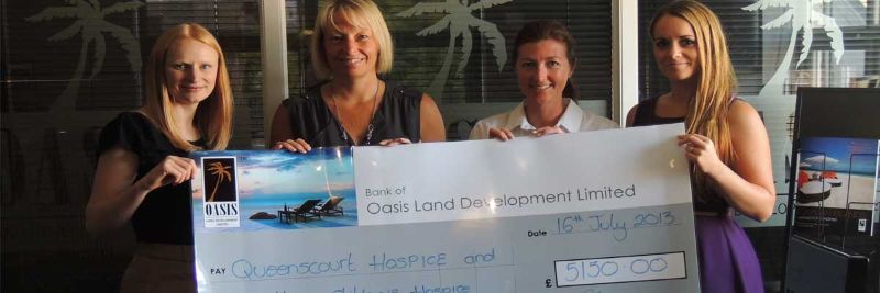 Oasis Land Development help raise £5,150 for charity crawling in fish ...